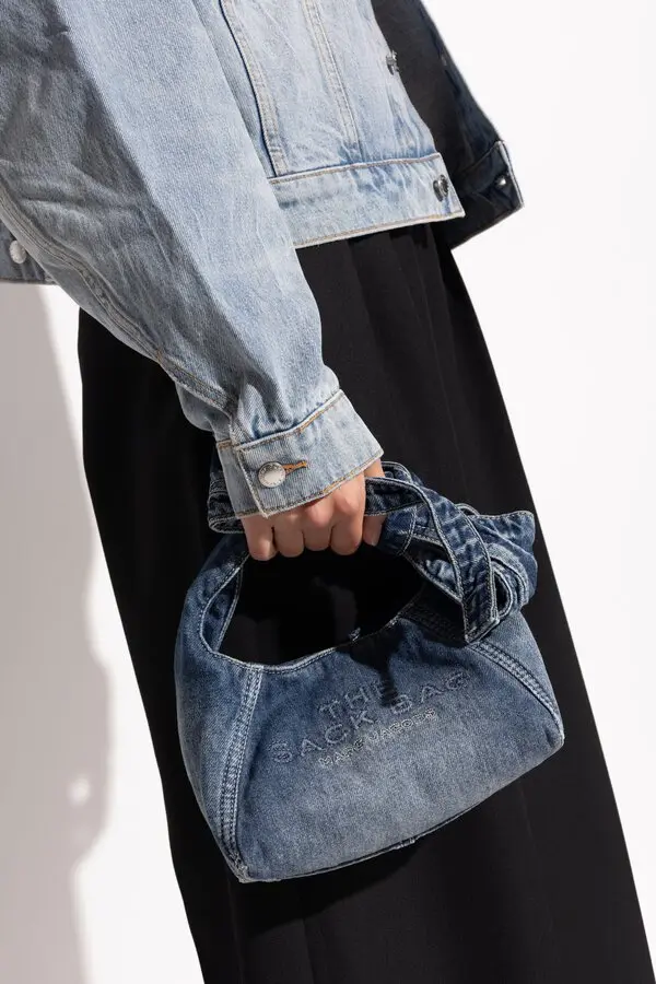 Marc Jacobs Bow Denim Mini Sack Bag