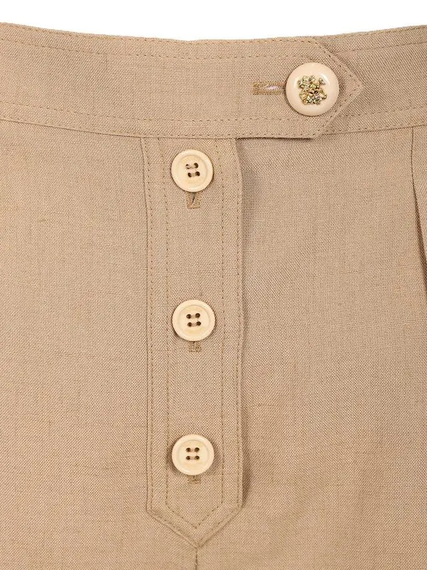 Valentino Garavani Pleated Tailored Shorts