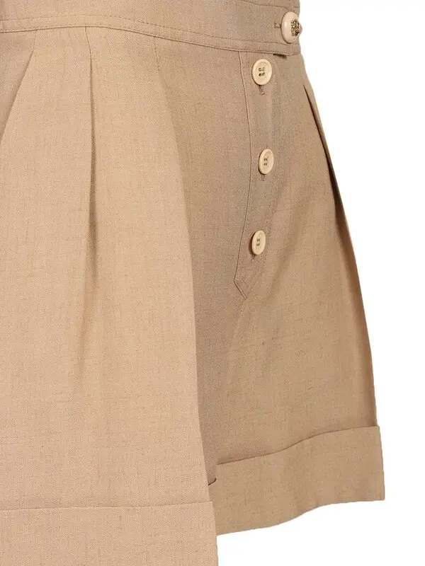 Valentino Garavani Pleated Tailored Shorts