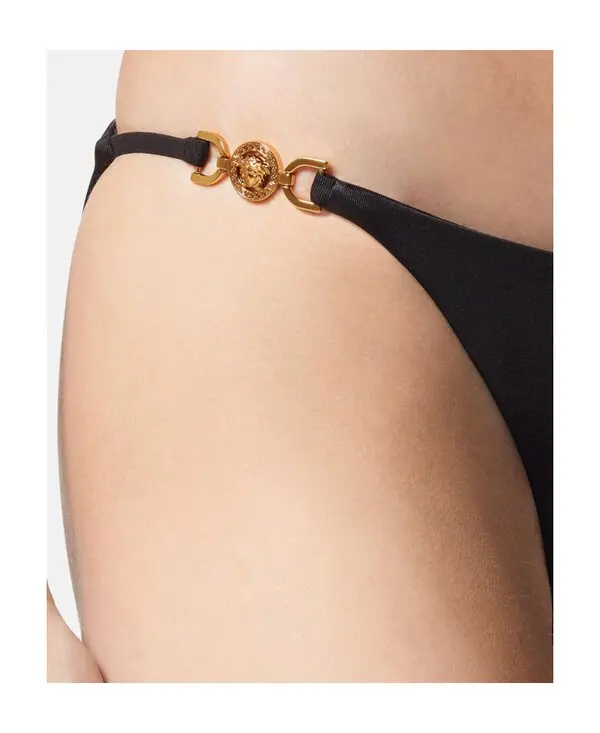 Versace Medusa Detailed Bikini Briefs - Black