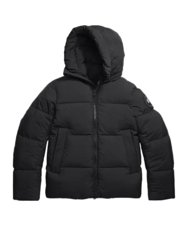 Canada Goose Crofton Hooded Down Jacket - Black
