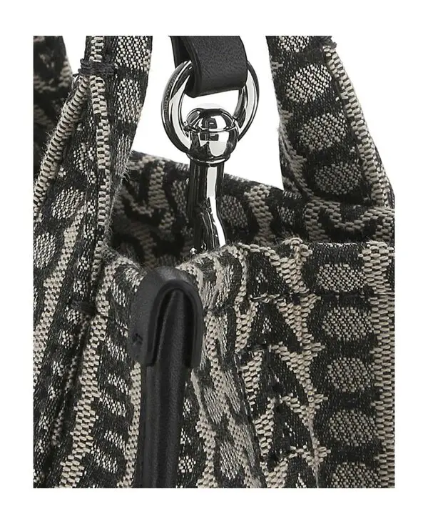 Marc Jacobs Jacquard Monogram Mini Tote Bag - Black