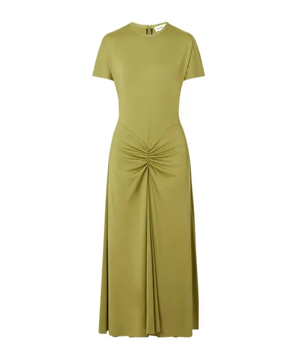 Victoria Beckham Blair Short-sleeve Midi Dress