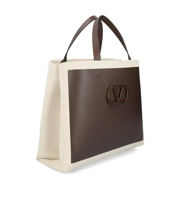 Valentino Garavani Vlogo Two-tone Tote Bag