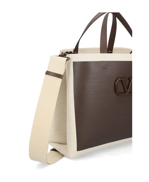 Valentino Garavani Vlogo Two-tone Tote Bag