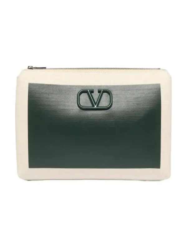 Valentino Garavani Logo Shoulder Bag - Black