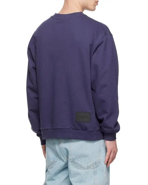 We11Done Logo Print Cotton Sweatshirt