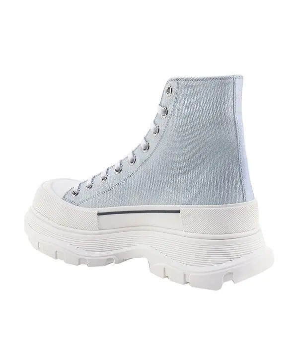 Alexander McQueen Tread Slick Lace-up High Top Sneakers - Blue
