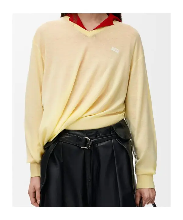 Loewe Asymmetric Knitted Jumper