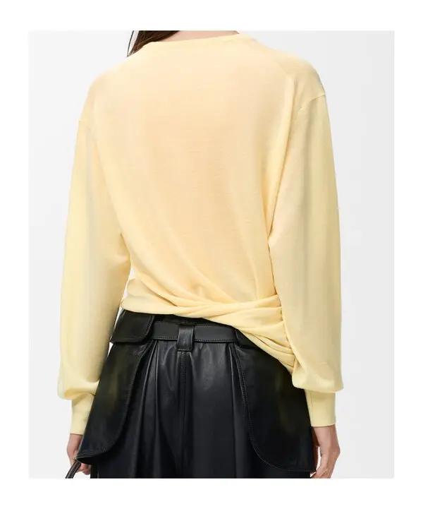 Loewe Asymmetric Knitted Jumper