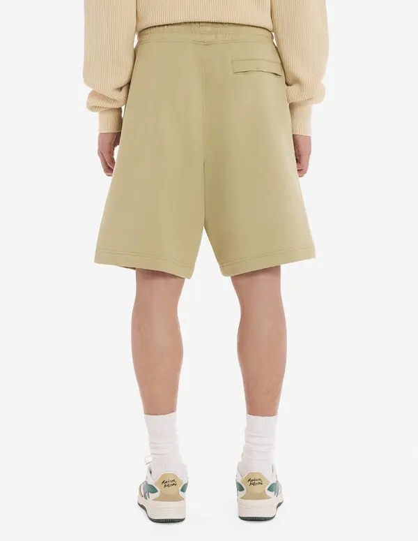 Maison Kitsuné Bold Fox Head Patch Drawstring Shorts - Nude