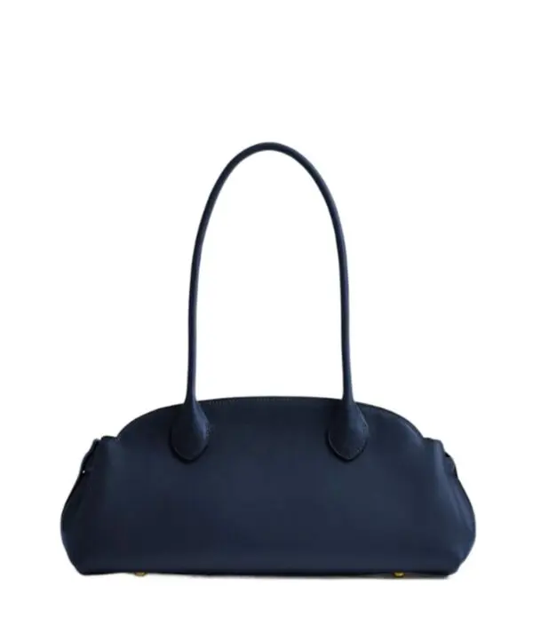 COACH Empire 34 Logo Printed Shoulder Bag - Black