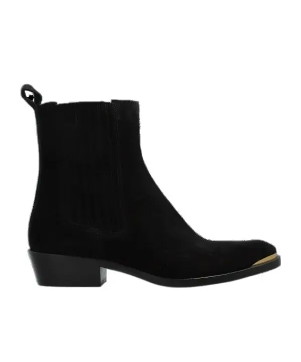 Isabel Marant Étoile Delano Suede Ankle Boot - Black