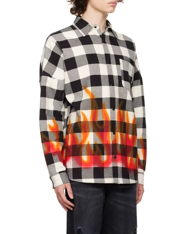 Palm Angels Checked Long-sleeved Shirt