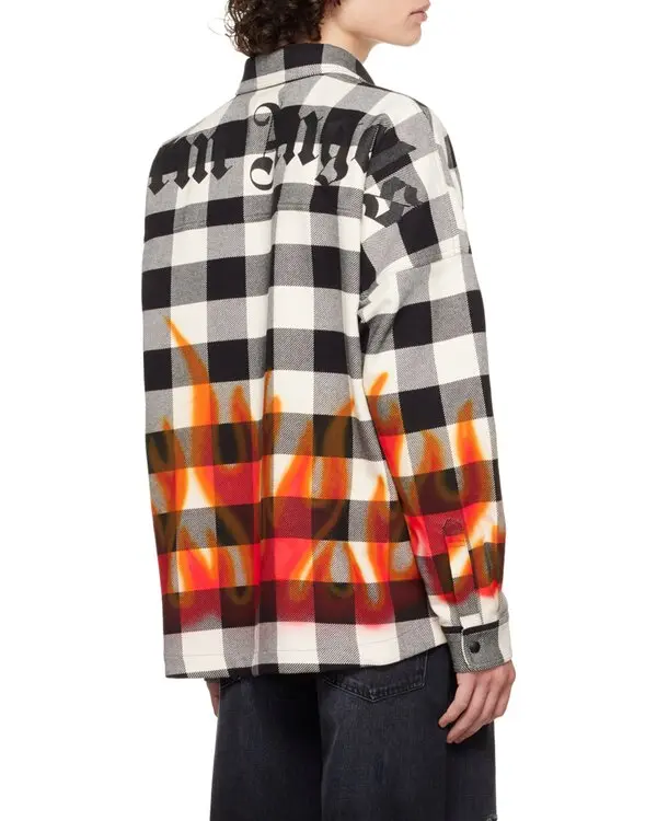 Palm Angels Checked Long-sleeved Shirt