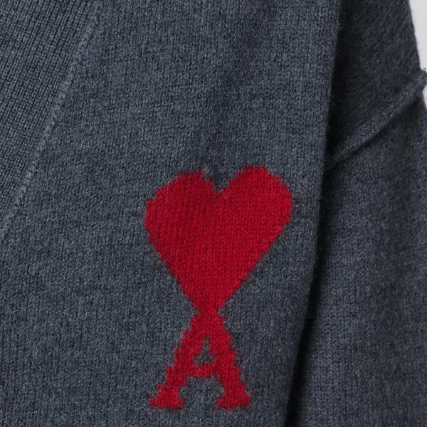 Ami De Coeur V-neck Cardigan - Black