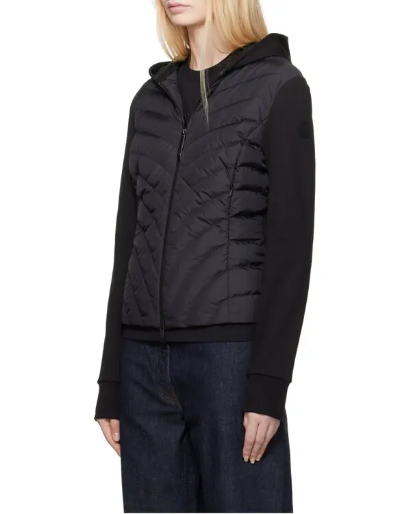 Moncler Padded Diagonal-quilted Zip-up Hooded Jacket