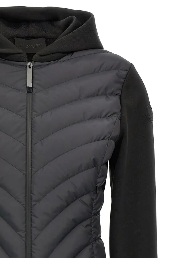 Moncler Padded Diagonal-quilted Zip-up Jacket