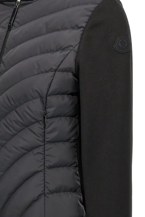 Moncler Padded Diagonal-quilted Zip-up Jacket