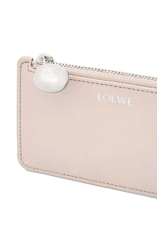 Loewe Pebble Coin Cardholder In Shiny Nappa Calfskin