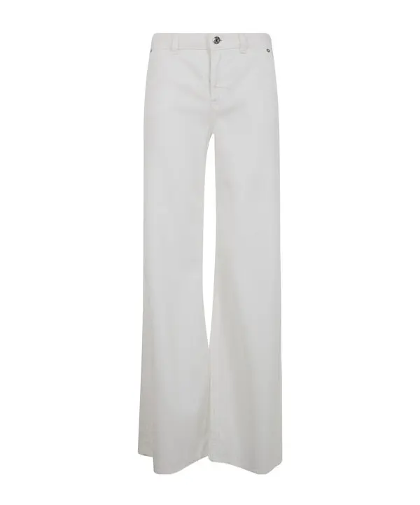 Blumarine Flared High-rise Jeans