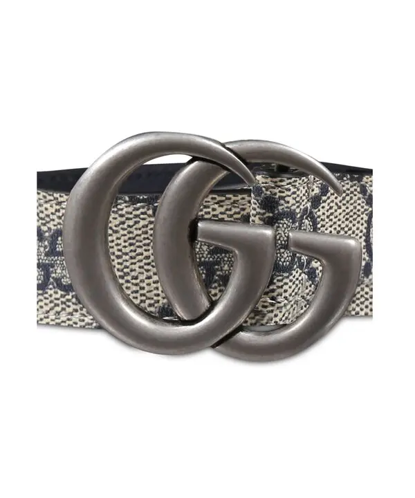 Gucci Gg Monogrammed Belt - Beige