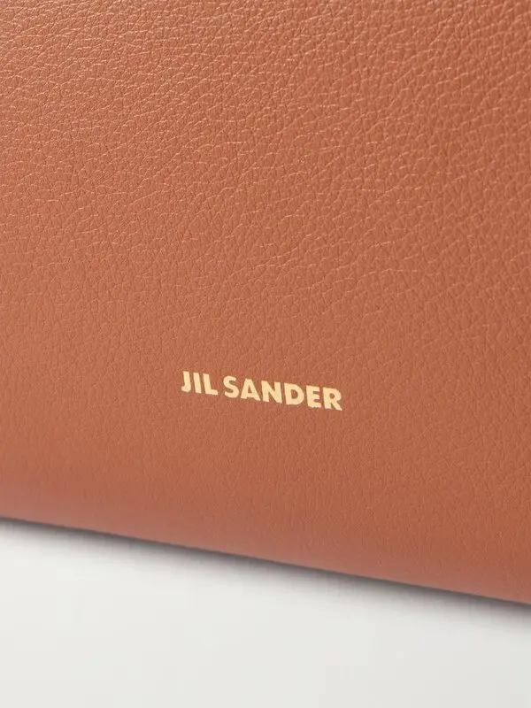 JIL SANDER Buckle-strap Leather Tote Bag