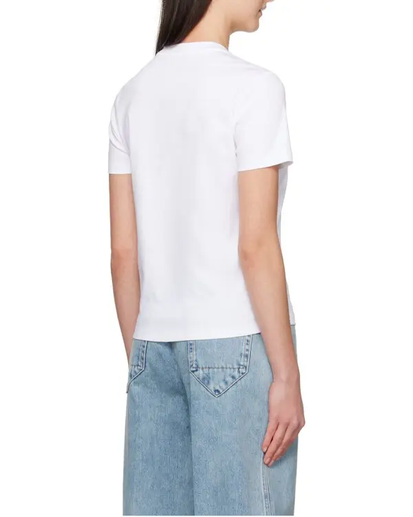 LANVIN Embroidered Logo T-shirt
