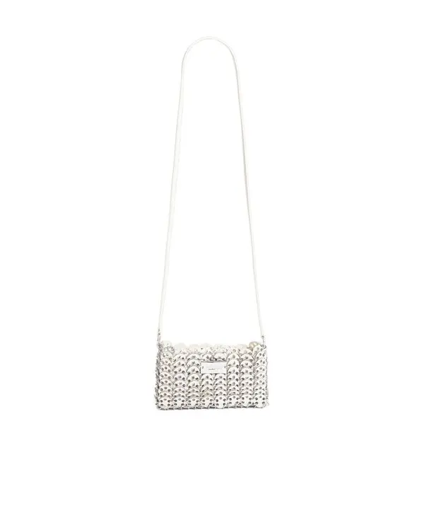 Rabanne 1969 Metallic-link Leather Cross Body Bag