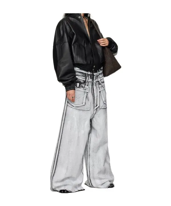 LU'U DAN Radiation Dumpster Jeans