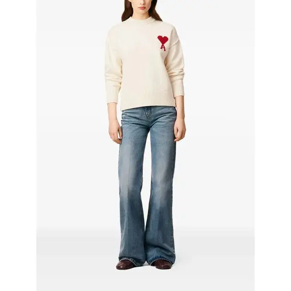 AMI Paris De Coeur Crewneck Jumper