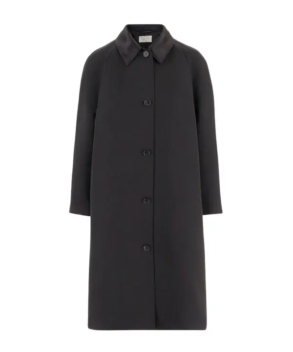 THE ROW Ema Single-breasted Coat - Black