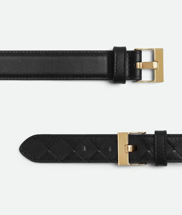 Bottega Veneta Intrecciato Leather Belt