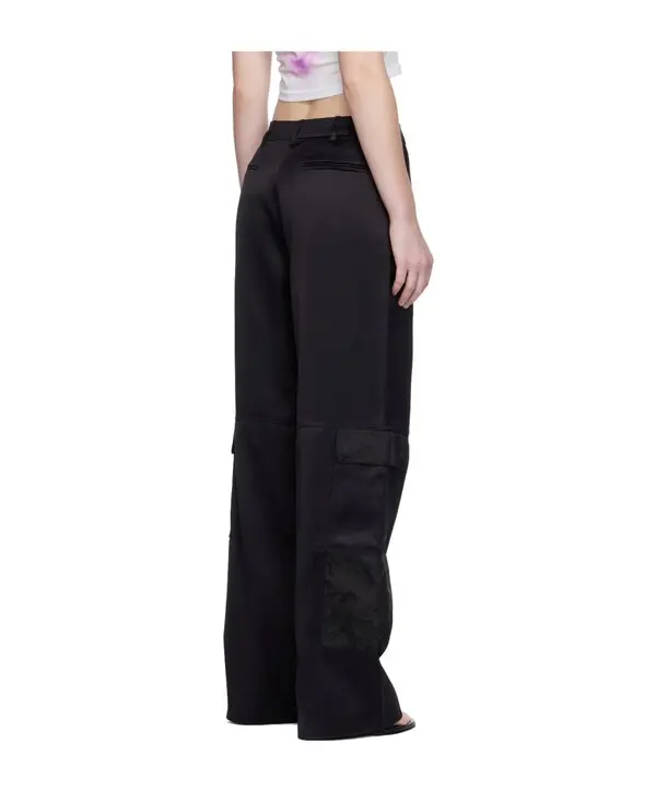 Casablanca Logo Embroidered Patch Casual Pants
