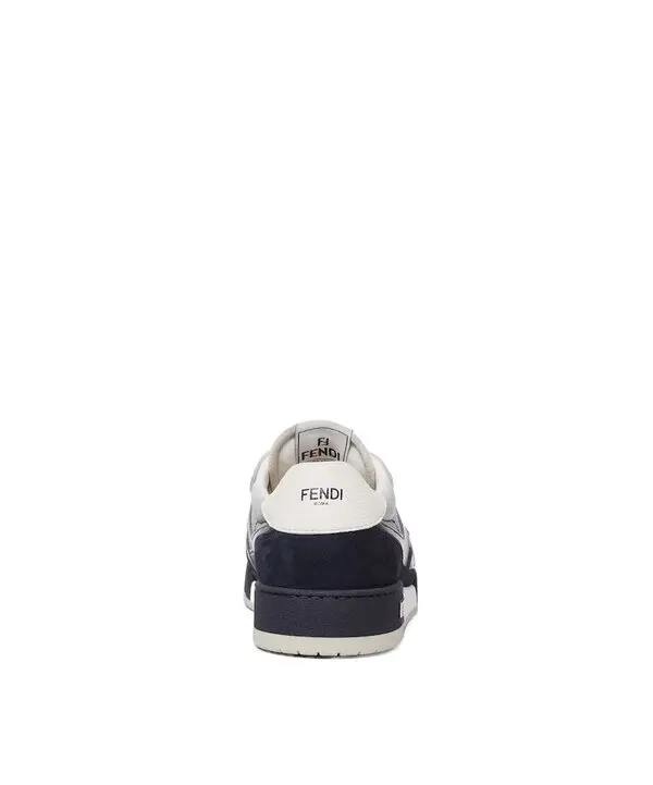 Fendi Match Lace-up Trainers - White