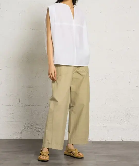 Soeur Sleeveless Pleated Vest