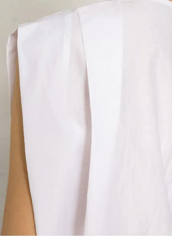 Soeur Sleeveless Pleated Vest