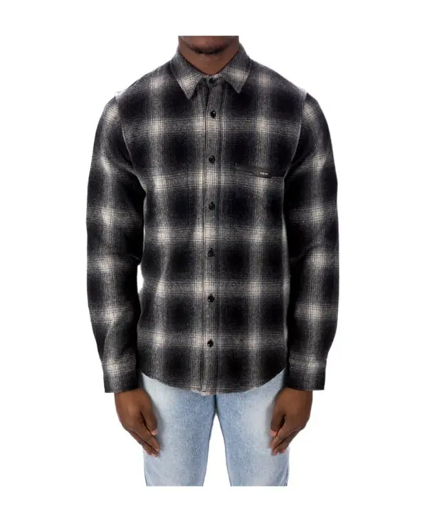 Amiri Logo-patch Check-print Shirt