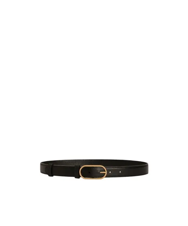 Dolce & Gabbana Leather Belt - Black