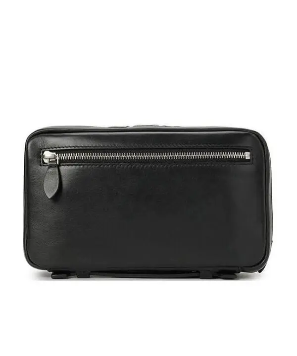 Emporio Armani Logo Detail Clutch - Black