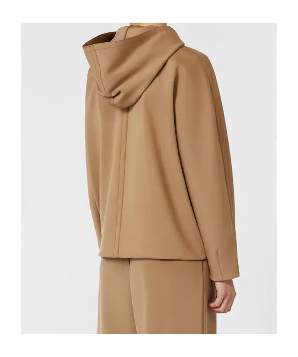 Max Mara Hooded Long Sleeve Hoodie - Hazelnut Brown
