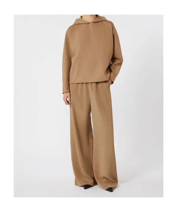 Max Mara Hooded Long Sleeve Hoodie - Hazelnut Brown