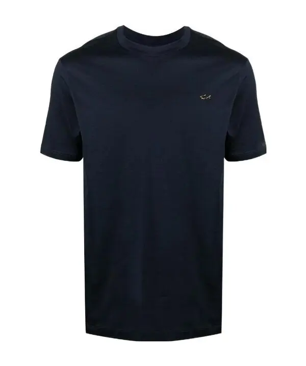 PAUL  SHARK Logo-embroidered T-shirt