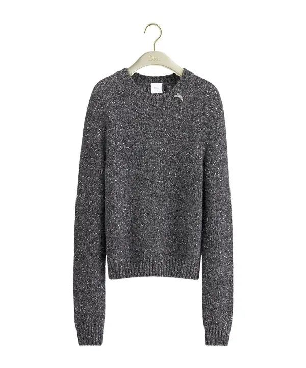 Dior Sweater With Engraved Bow Detail