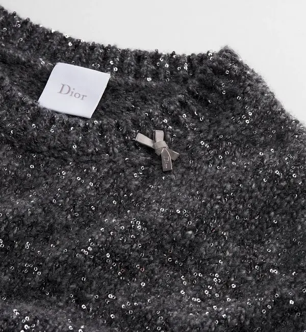 Dior Sweater With Engraved Bow Detail