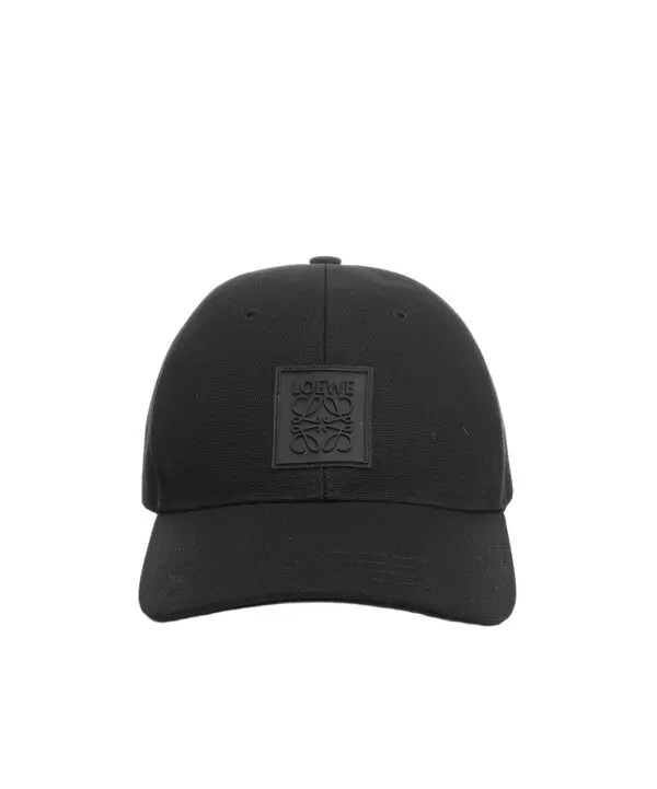 Loewe Baseball Cap With Logo Detailing - Black