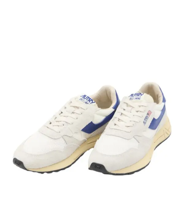 AUTRY Reelwind Low Top Sneakers - White Blue