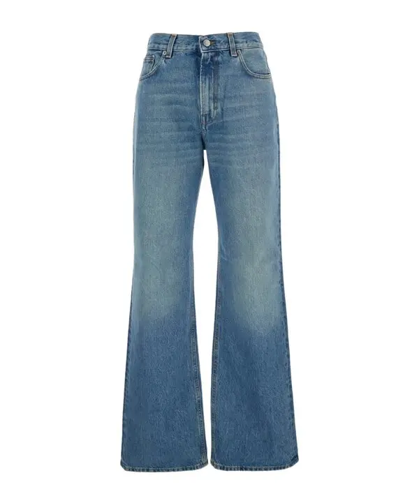 HAIKURE Belt Loop Jeans - Blue