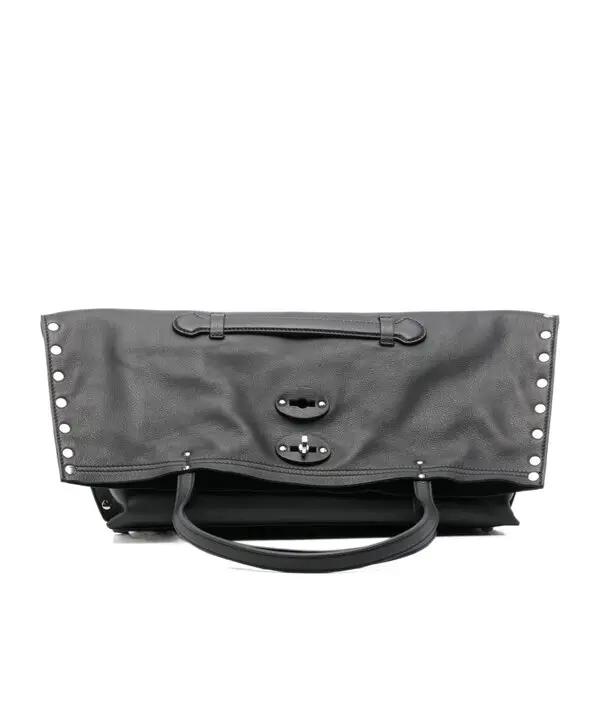 ZANELLATO Turn Lock Handbag - Black