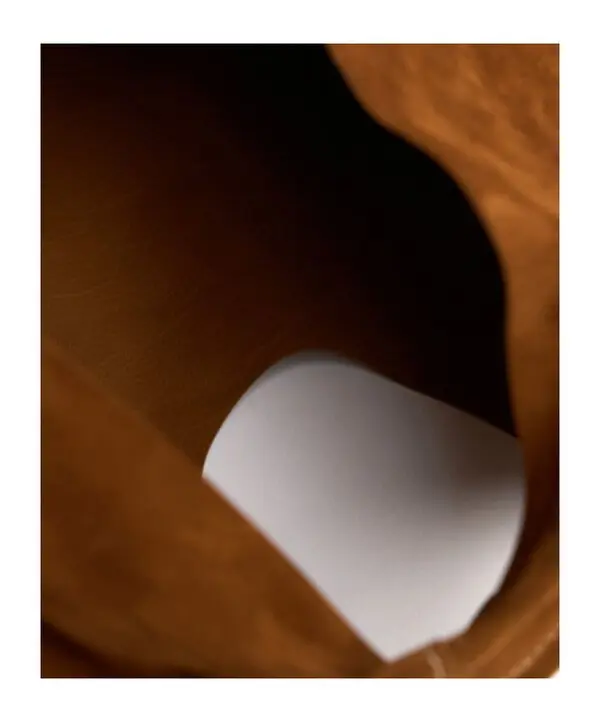 THE ROW Small Bindle Suede Top Handle Bag - Brown